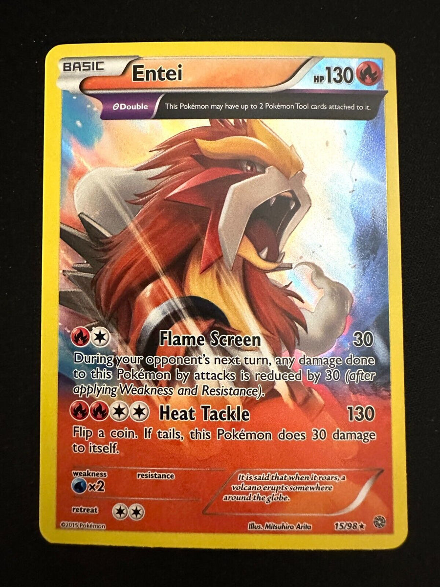 Entei 15/98 Ancient Origins Holo Pokemon Card – Dohpe Games